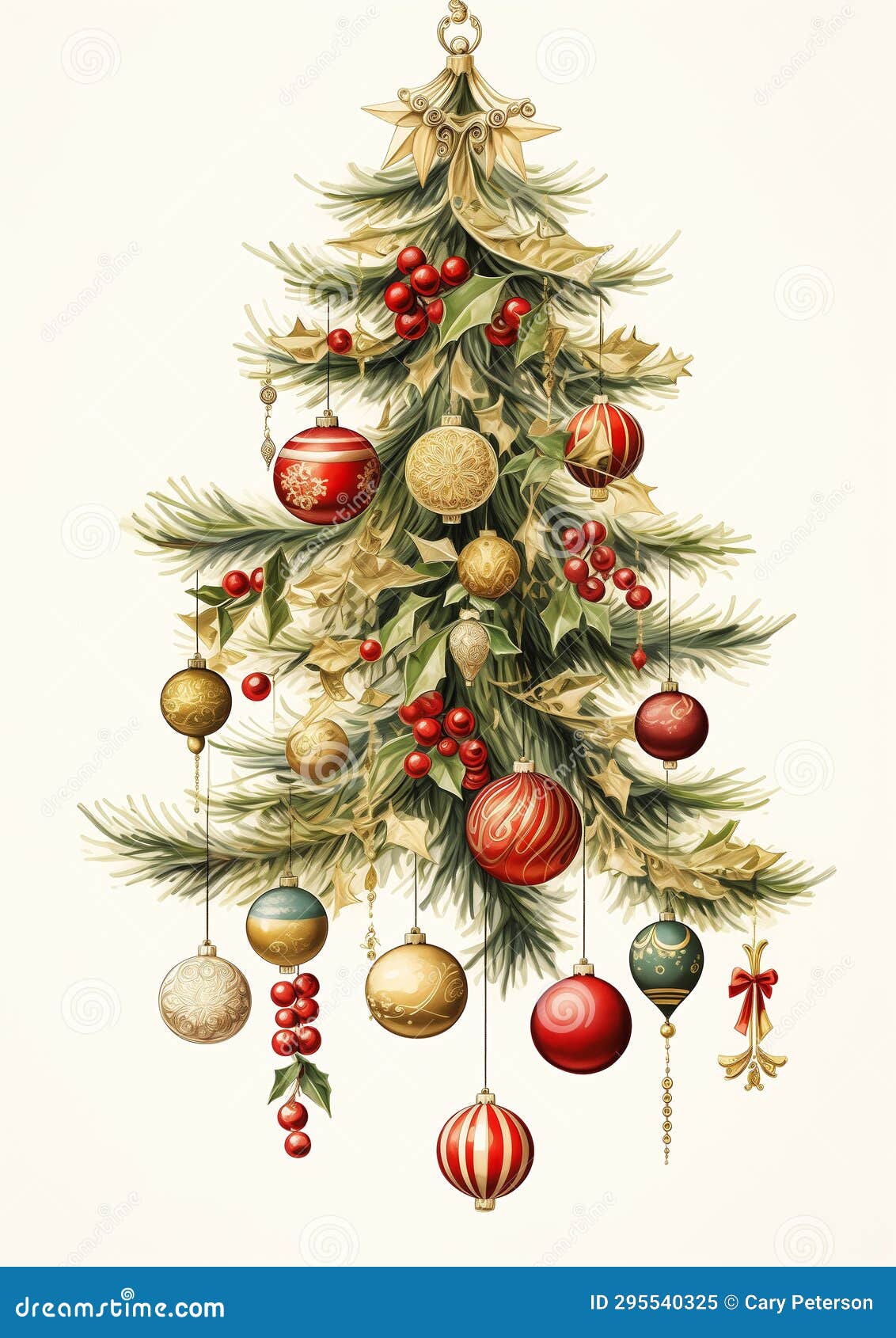 Tech Nostalgia: Retro Tree Ornaments In Simple Graphics And Andr ...