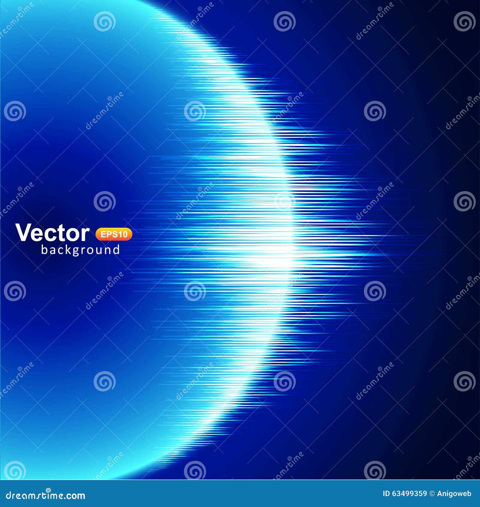 Tech Planet in Space Business Stock Vector - Illustration of futuristic ...