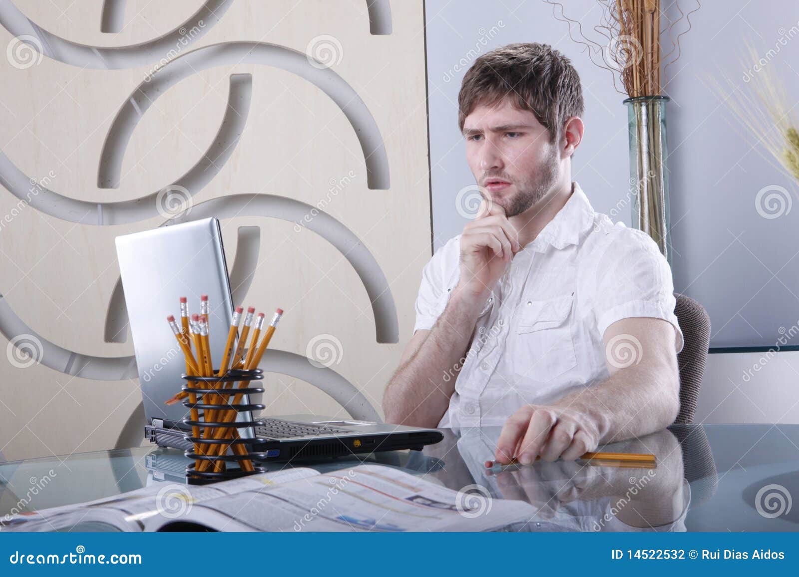 Tech problems stock photo. Image of desk, laptop, business - 14522532