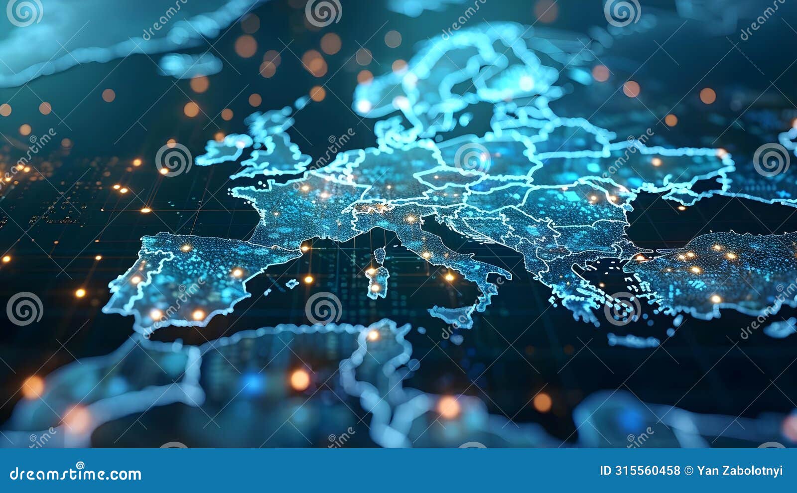 Tech Pulse of Western Europe: a Network Symphony. Concept Technology ...