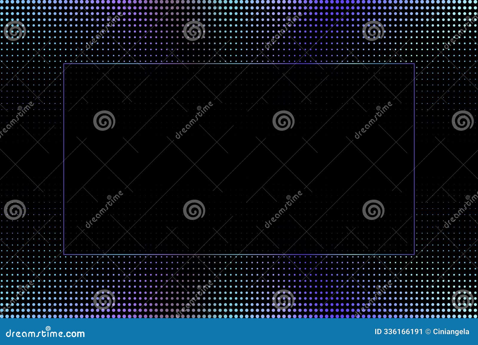 Tech Purple Black Frame Border Background Stock Illustration ...