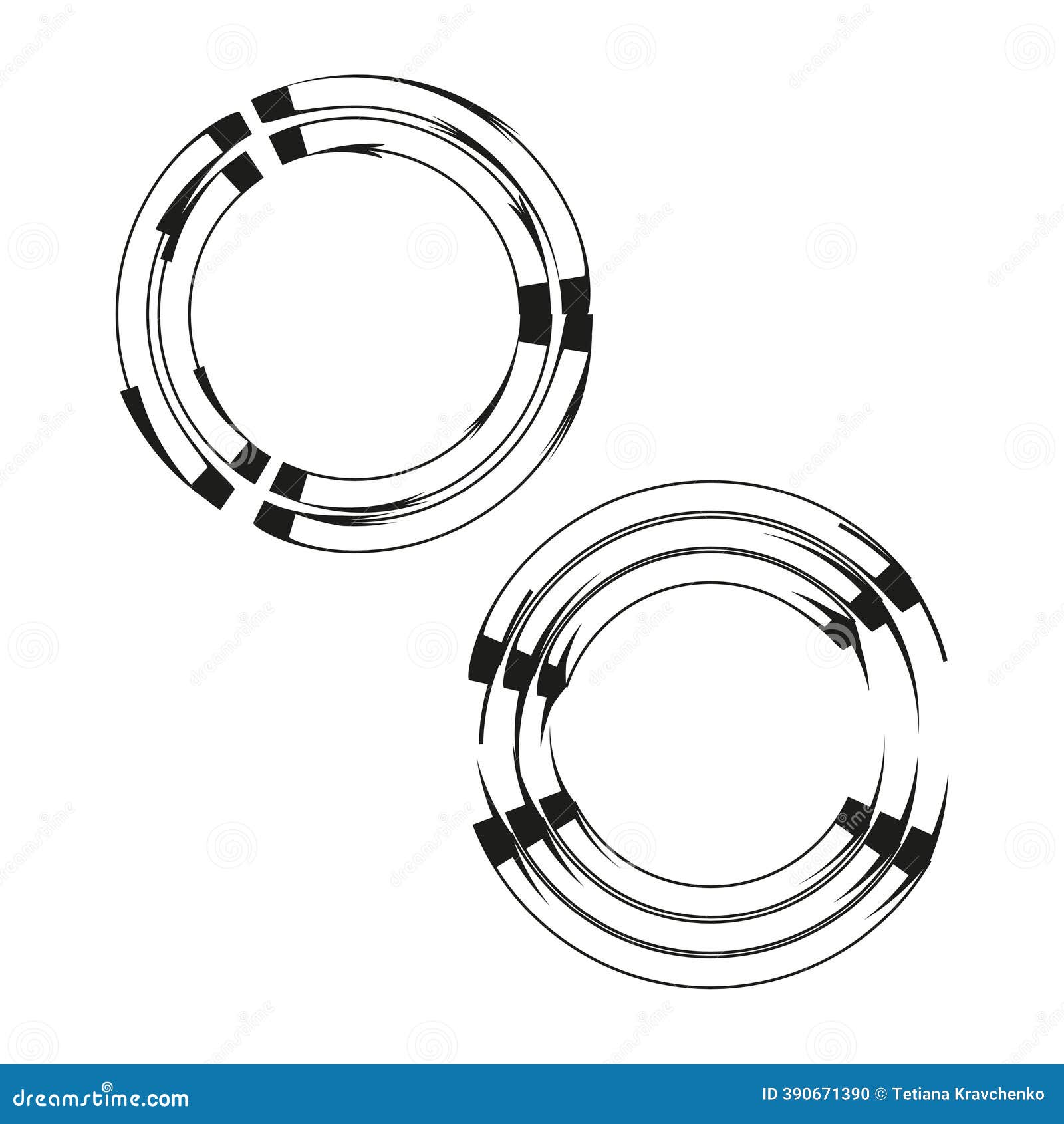 Segmented Circle Arrow. Circular Arrow Icon. Process, Progres, R Vector ...
