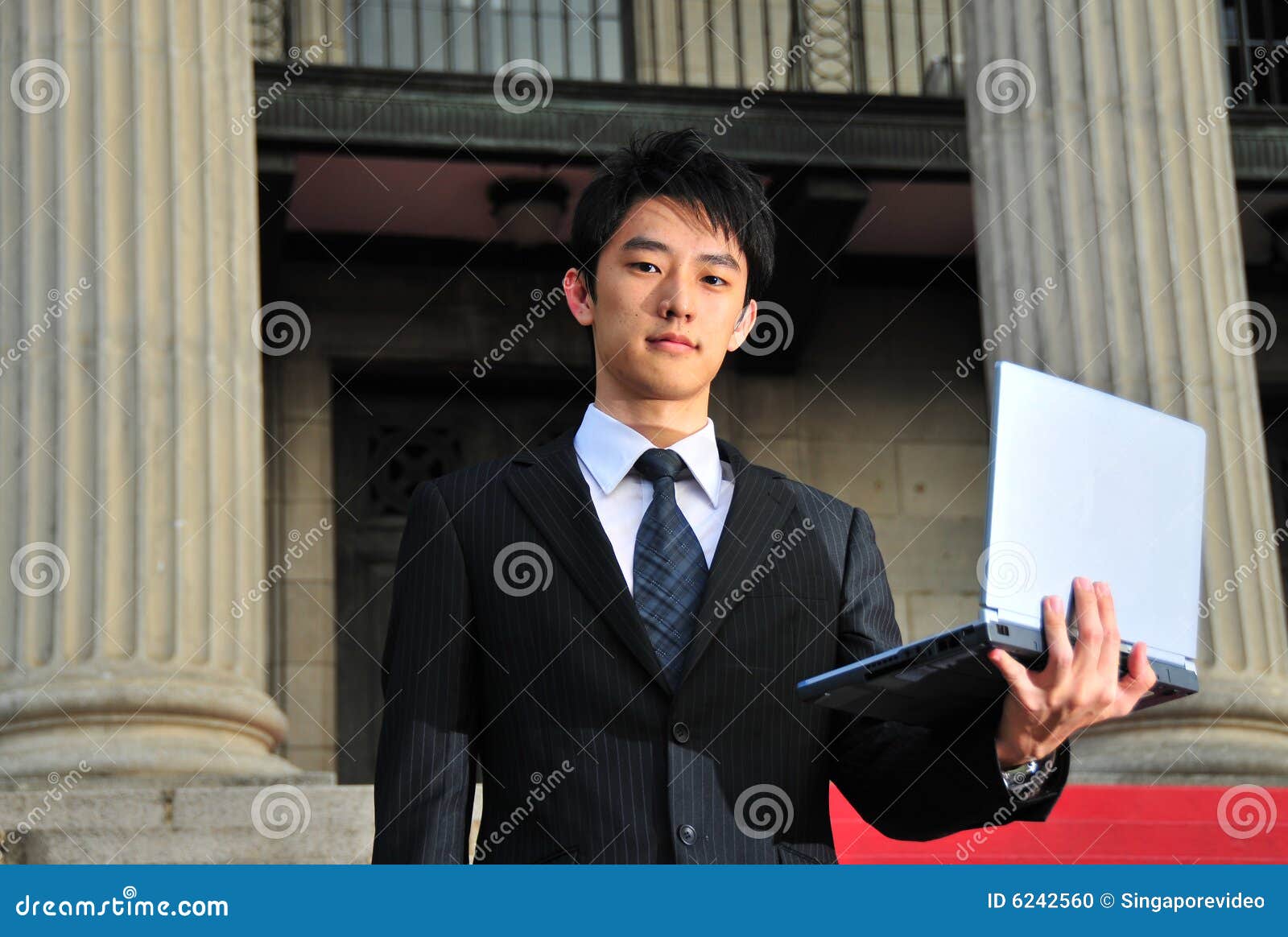 Tech Savvy Asian Executive 1 Stock Photo - Image of computers ...