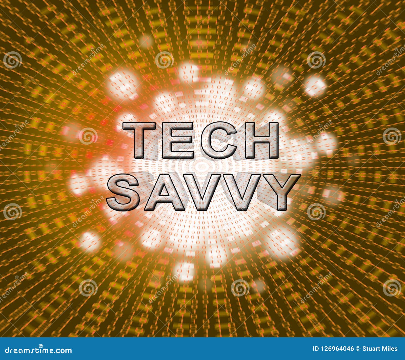 Tech Savvy Digital Computer Expert 2d Illustration Stock Illustration ...