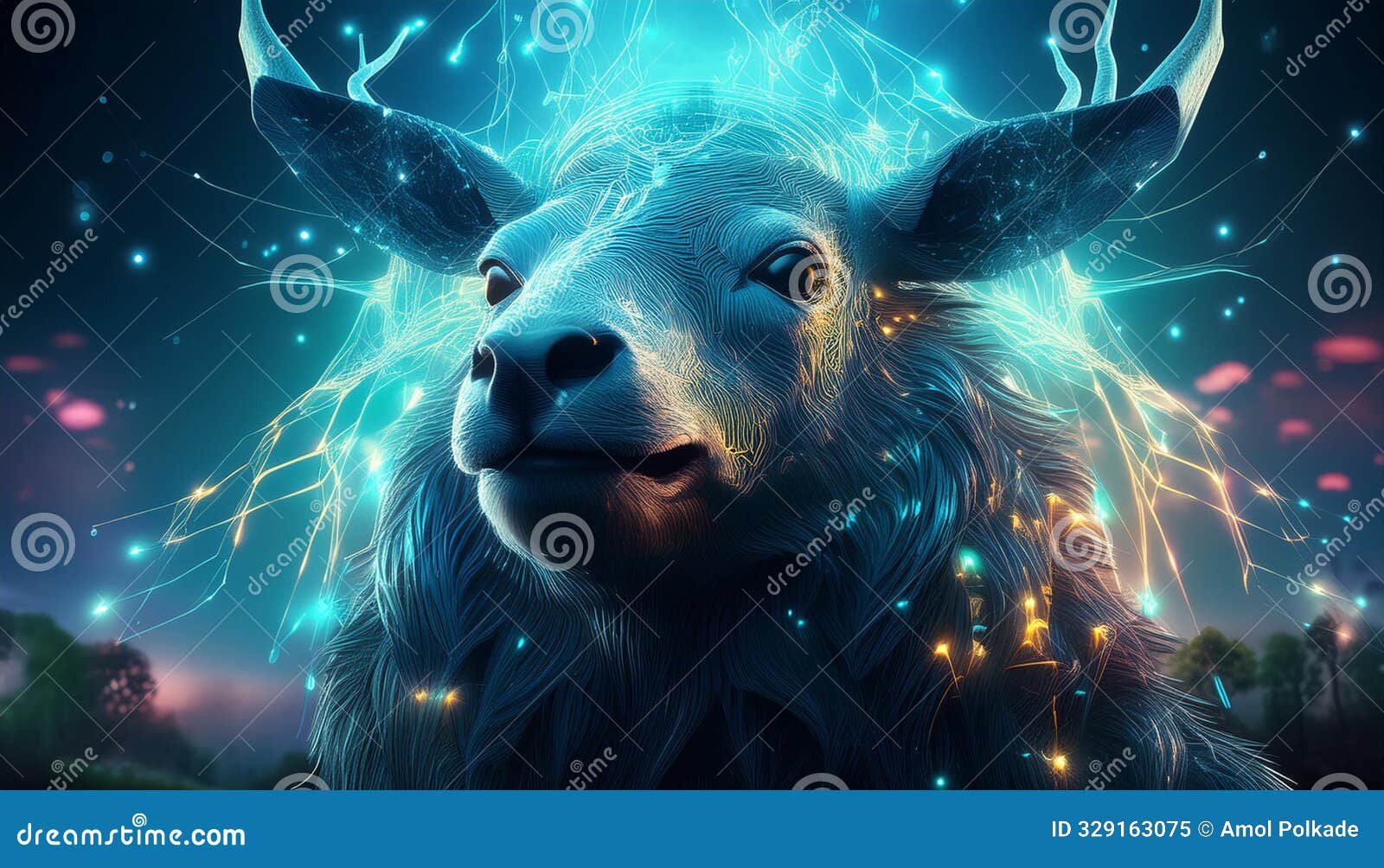 A Tech-savvy Wildlife Scene Where Animals are Integrated with Subtle ...