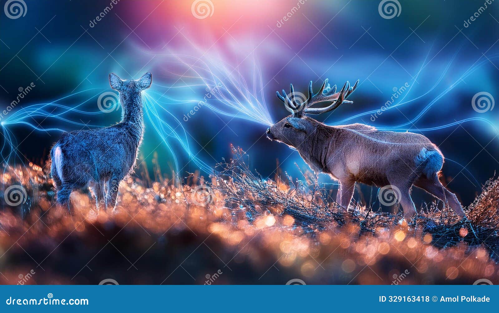 A Tech-savvy Wildlife Scene Where Animals are Integrated with Subtle ...