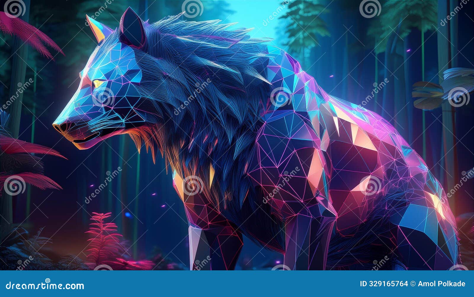 A Tech-savvy Wildlife Scene Where Animals are Integrated with Subtle ...