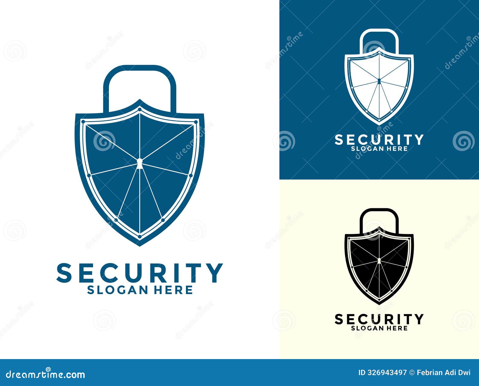 Tech Secure and Protection Logo Vector Template, Tech Cyber Security ...