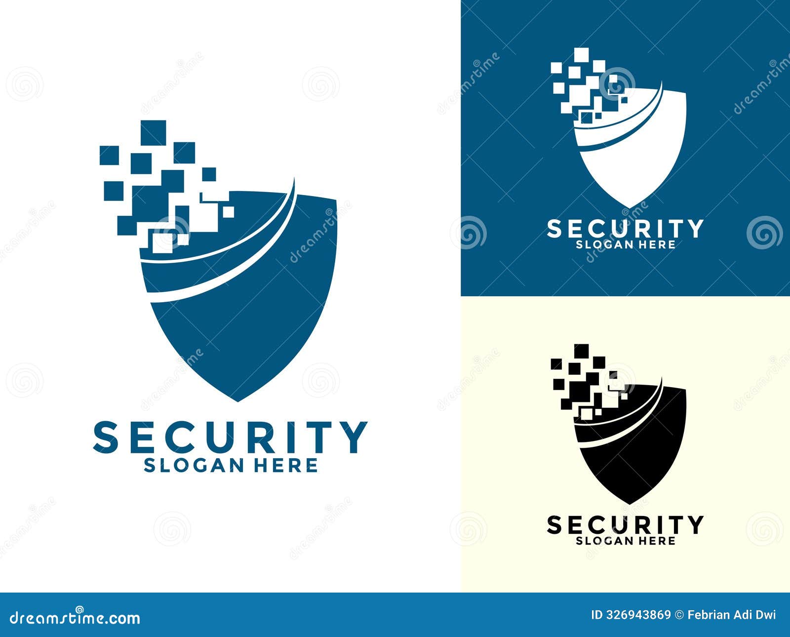 Tech Secure and Protection Logo Vector Template, Tech Cyber Security ...