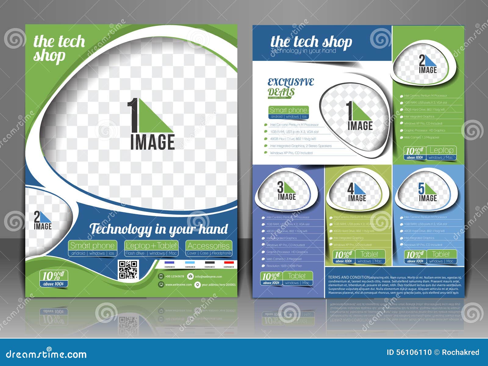 The Tech Shop Flyer Magazine Cover Stock Vector - Illustration of ...