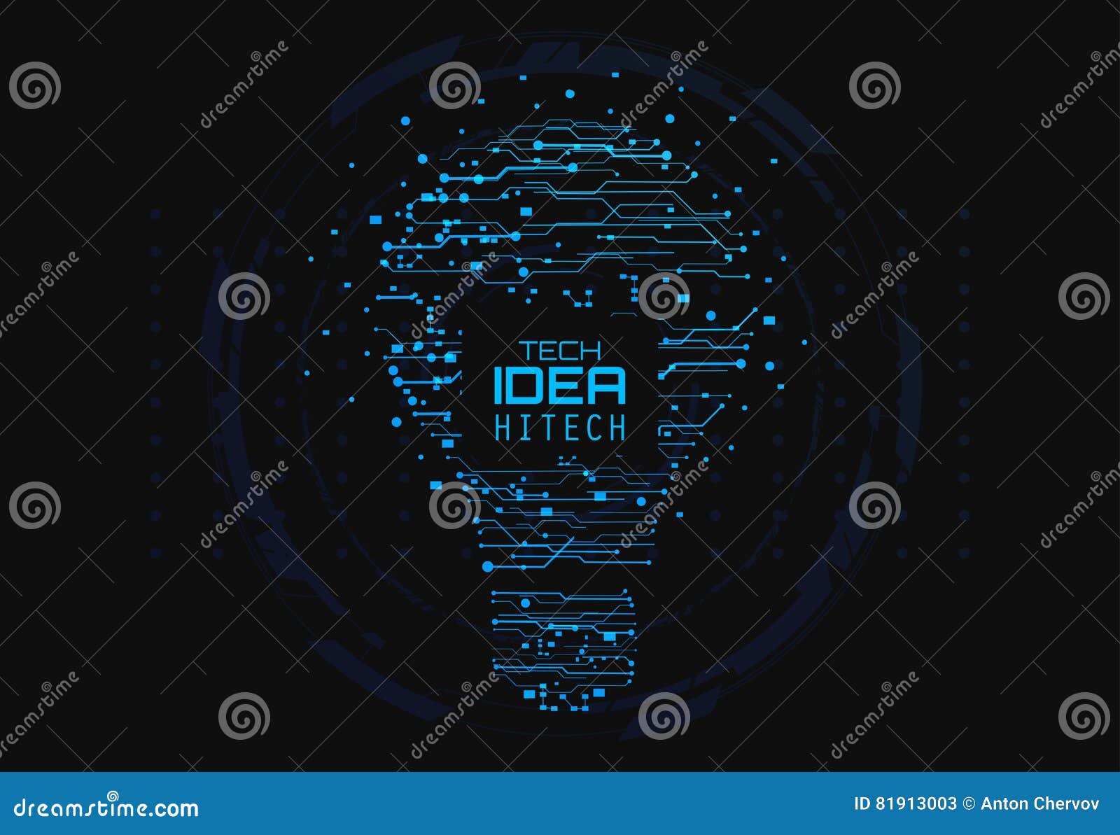 Tech silhouette icon stock vector. Illustration of digital - 81913003