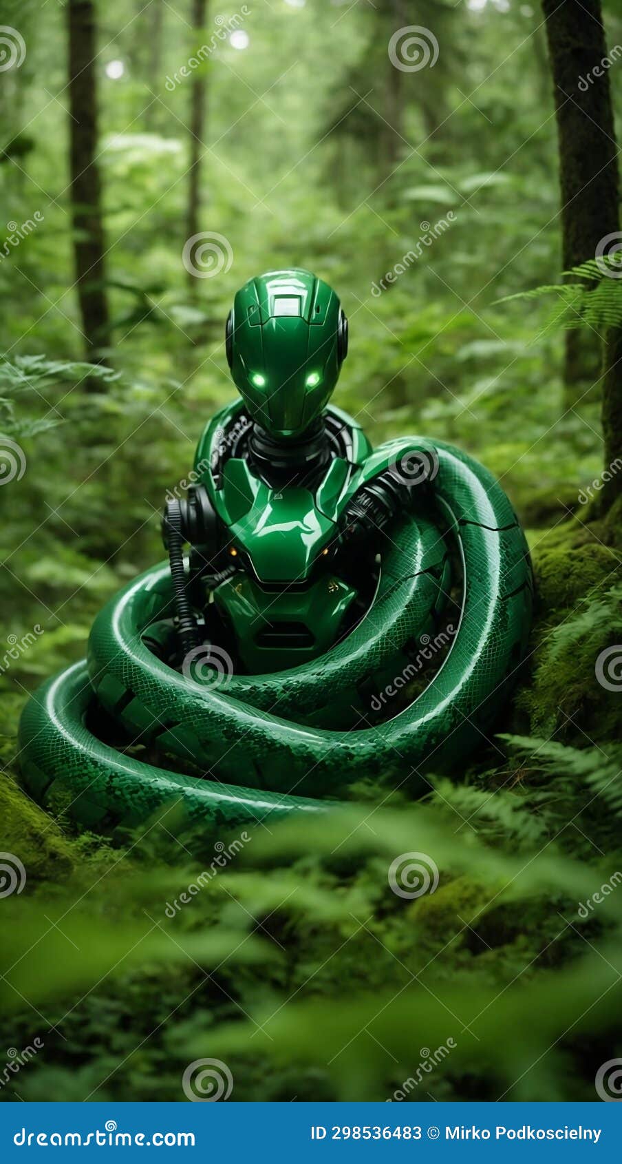 Tech snake stock image. Image of arboreal, enigma, innovative - 298536483