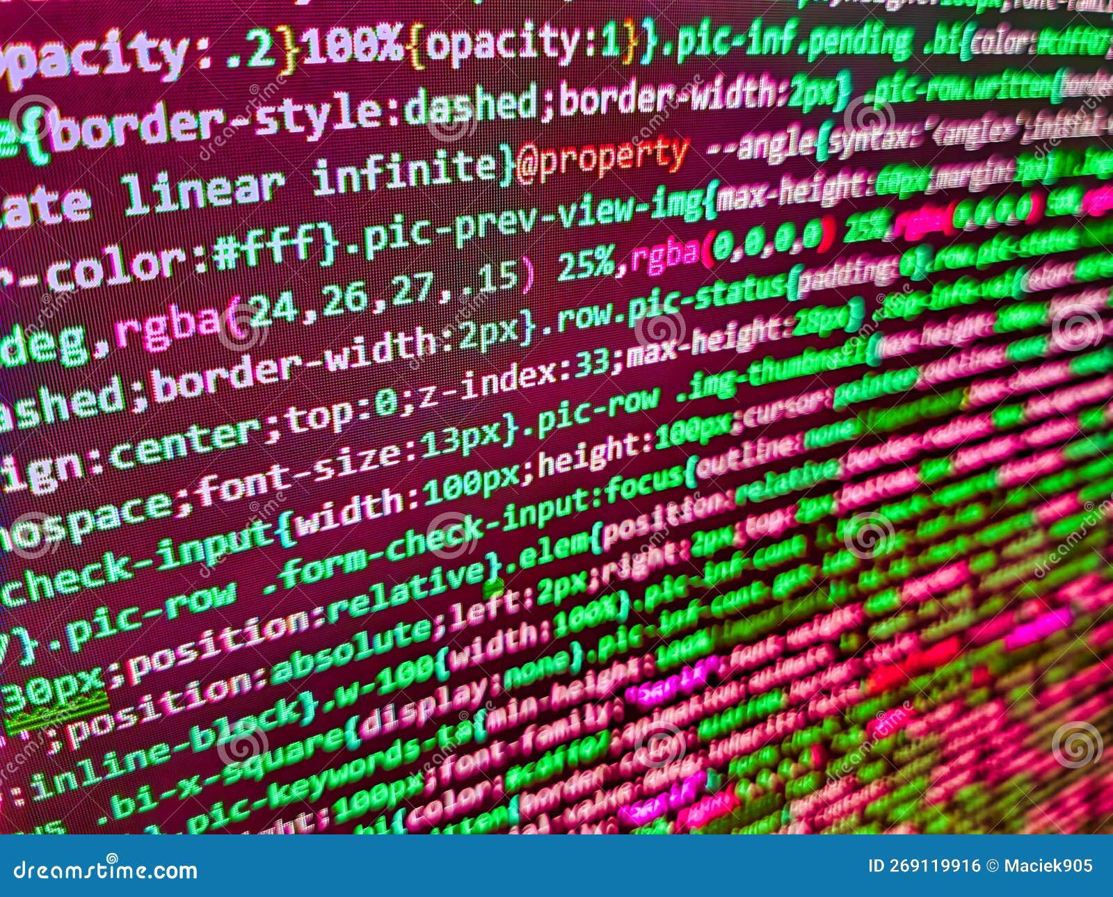 Tech Source Apps Programmer Working Of Software Blurred Screen With Selective Focus Php And