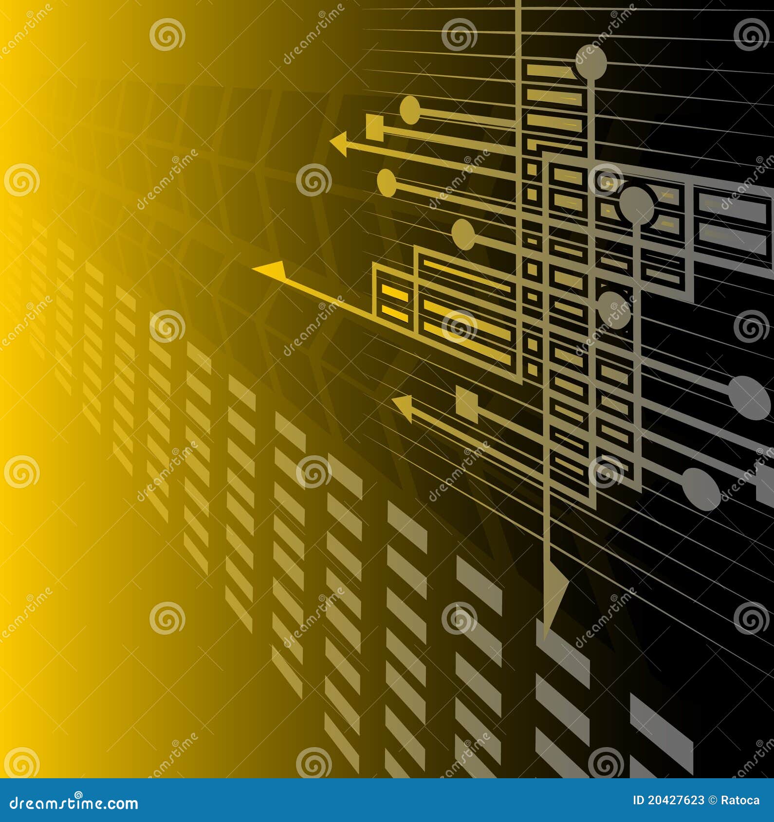 Tech space stock vector. Illustration of contemporary - 20427623