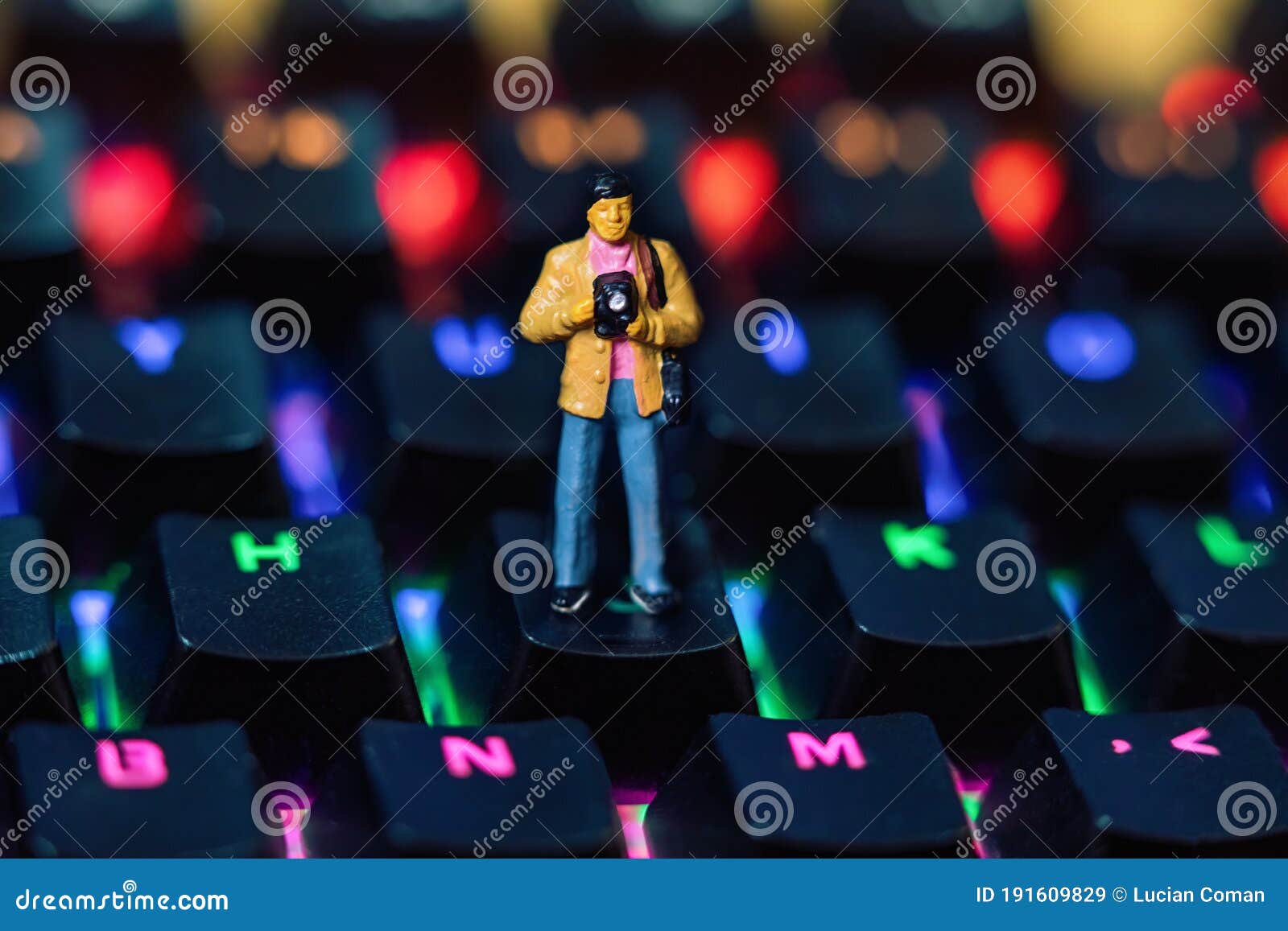 Tech spy stock image. Image of design, character, person - 191609829