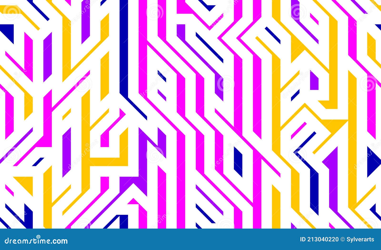 Tech Style Seamless Linear Pattern Vector, Circuit Board Lines Endless ...