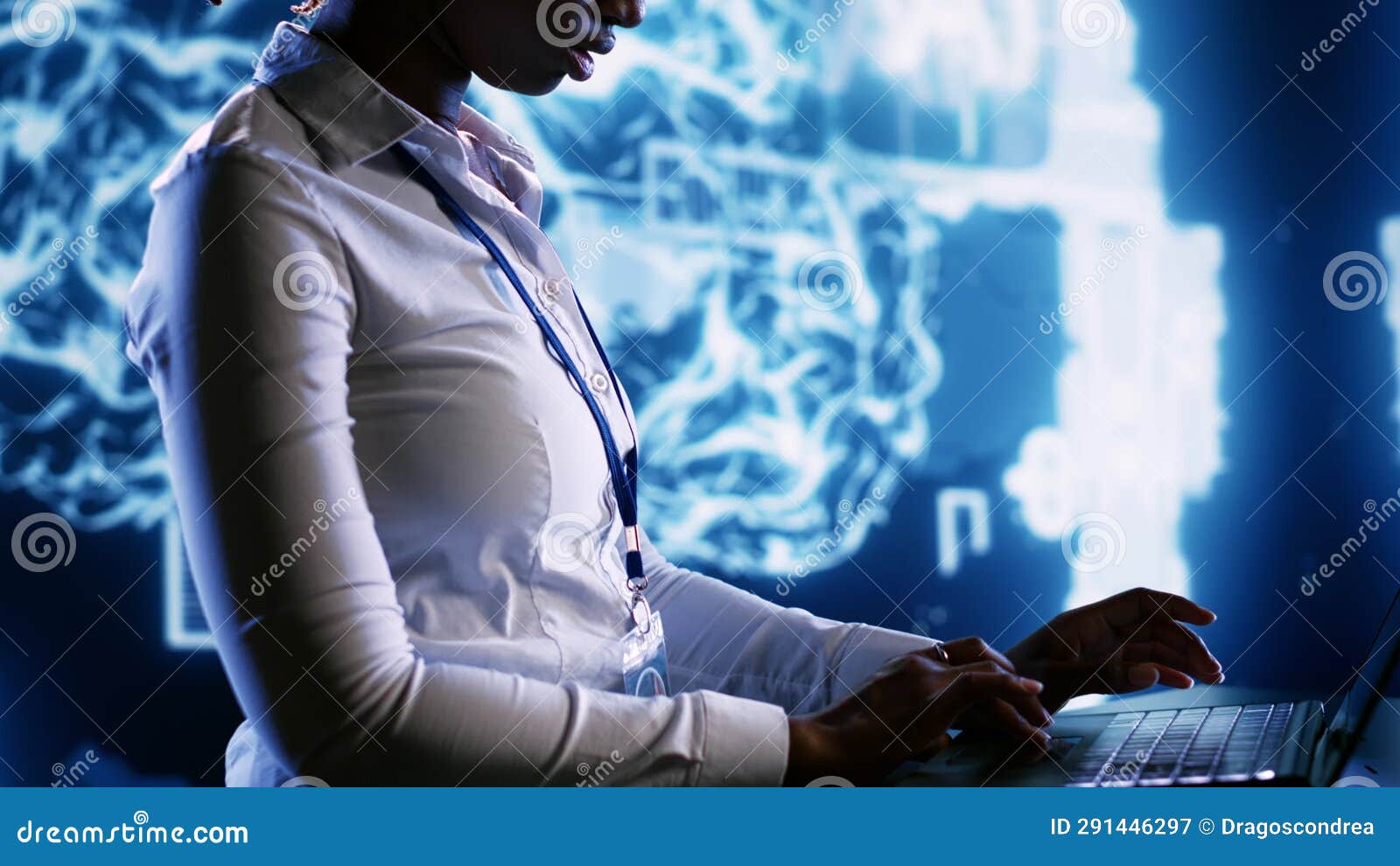 Tech Support Employee Writing AI Script Stock Video - Video of writing ...