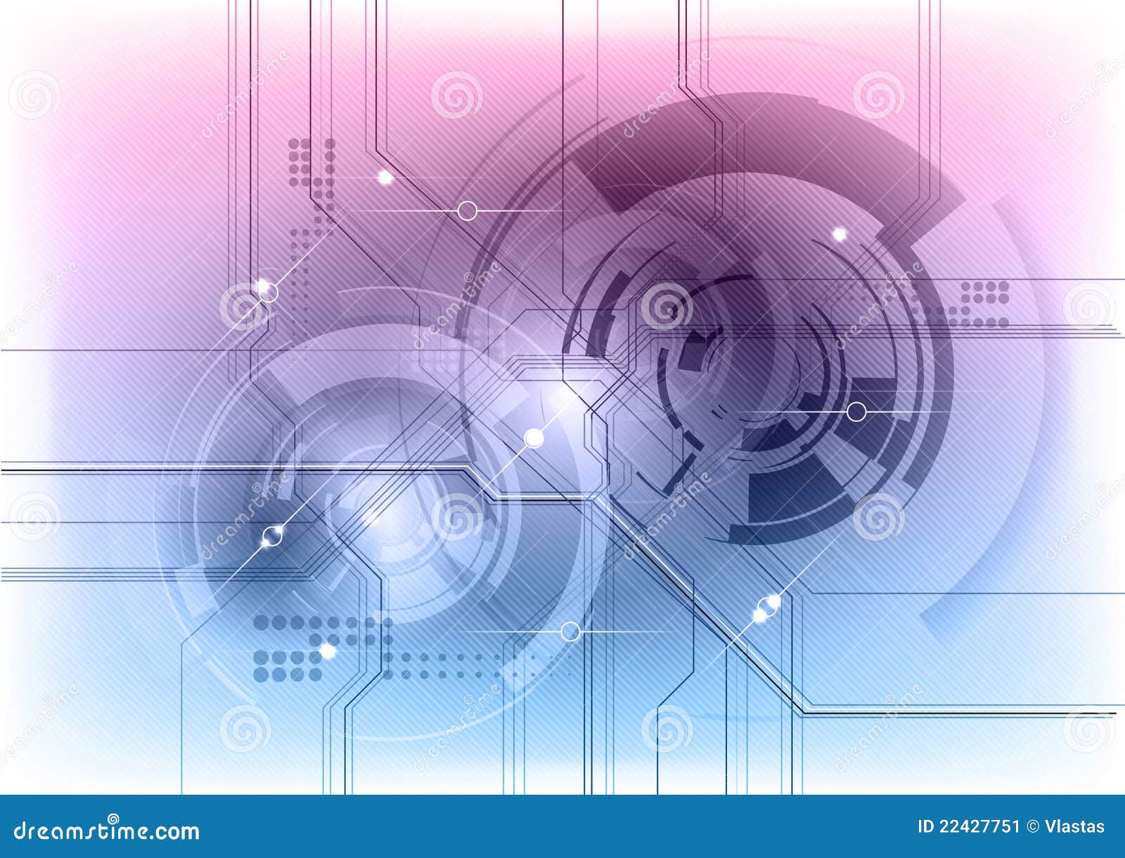 Tech symbol stock vector. Illustration of modern, blue - 22427751