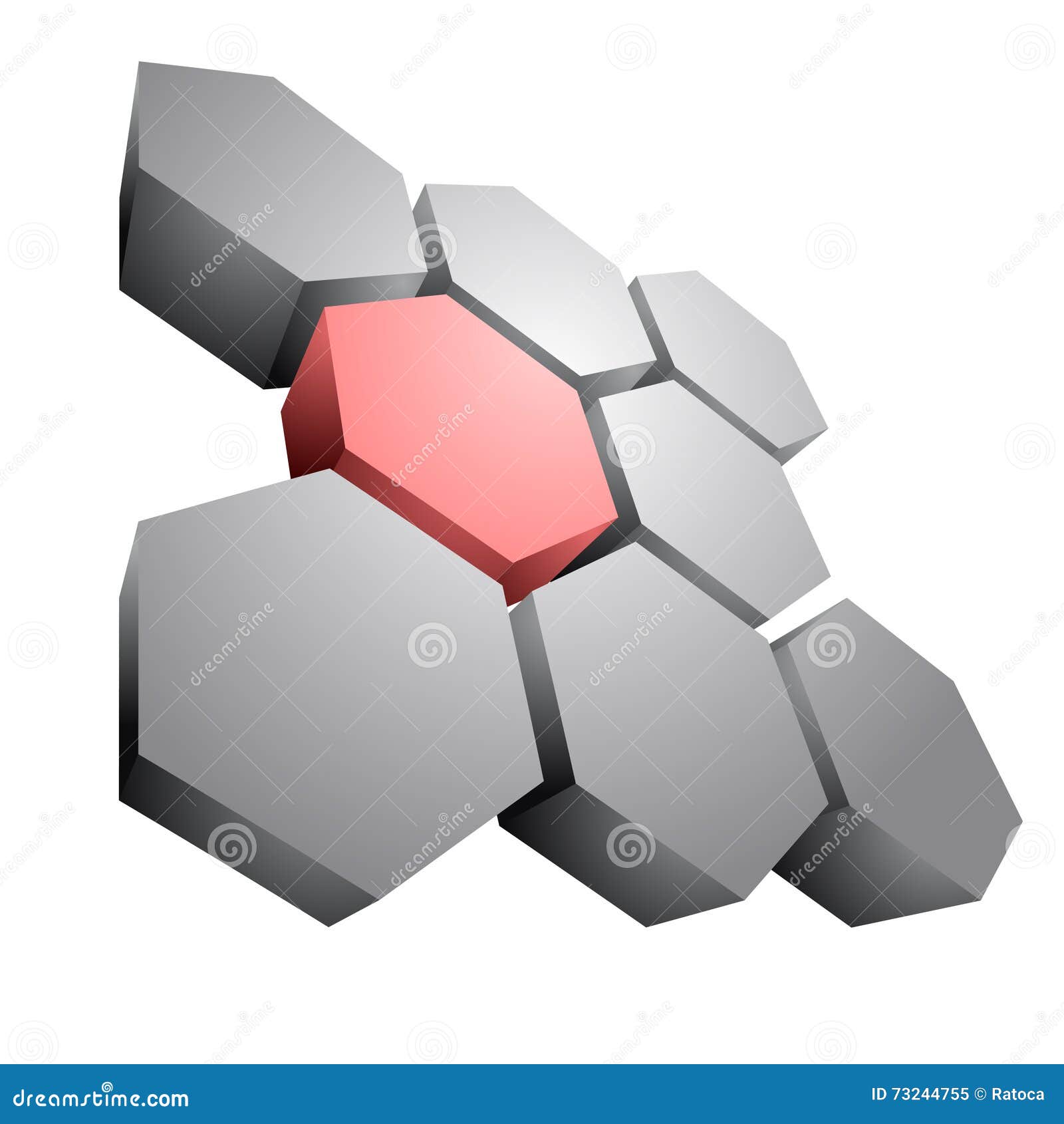 Tech symbol stock vector. Illustration of evolve, hexagon - 73244755