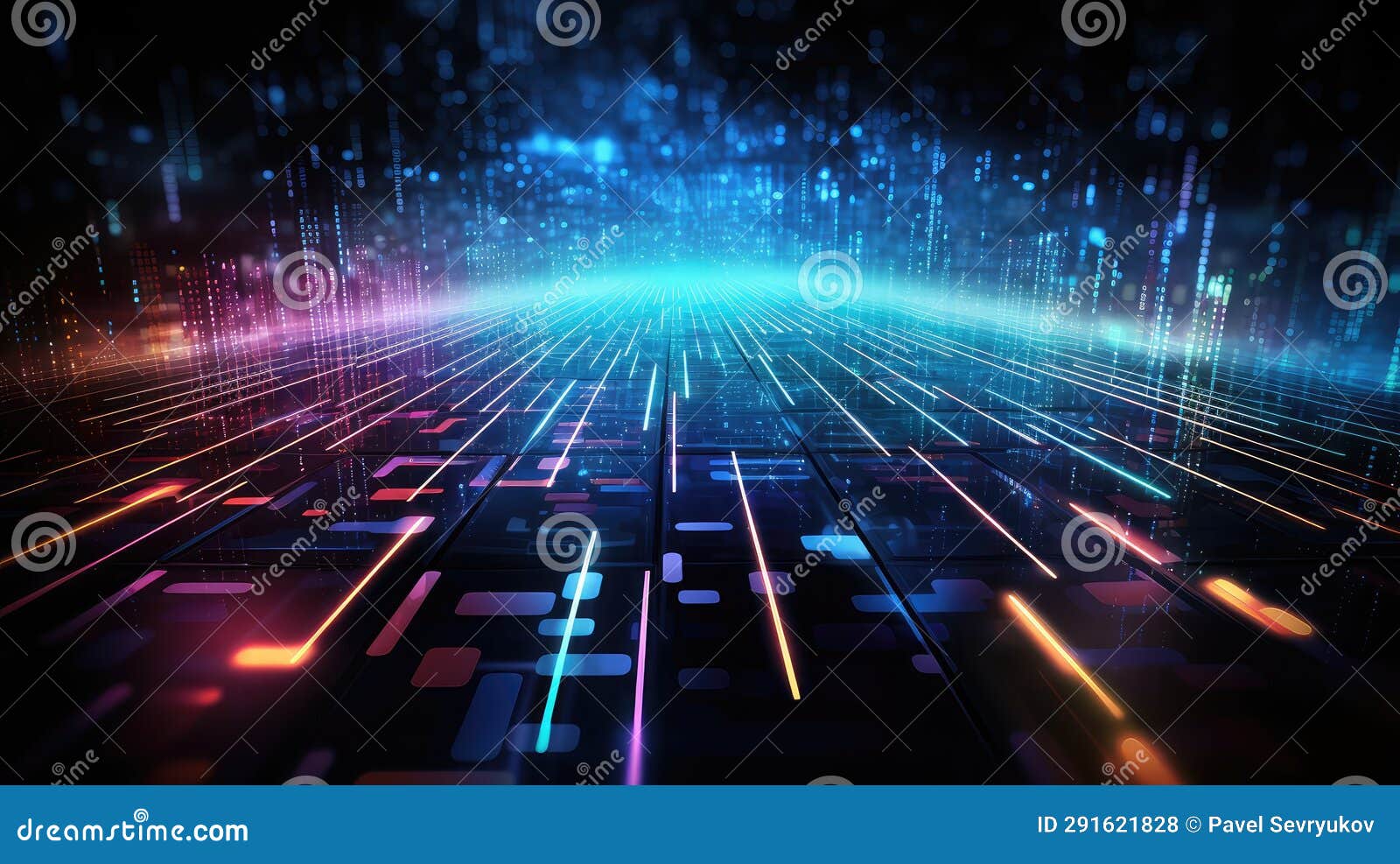 Tech Technology Circuit Lines Stock Illustration - Illustration of ...