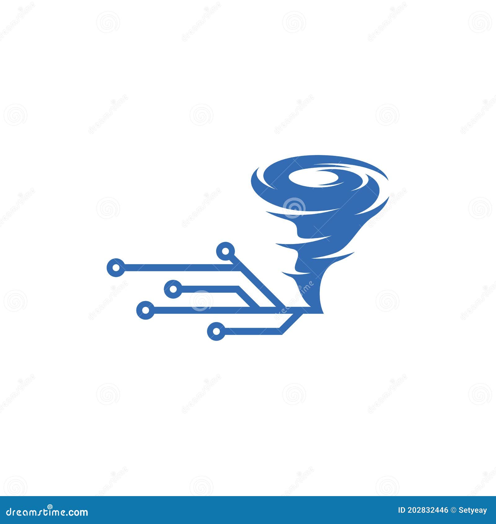 Tech Tornado Logo Vector Template, Creative Twister Logo Design ...
