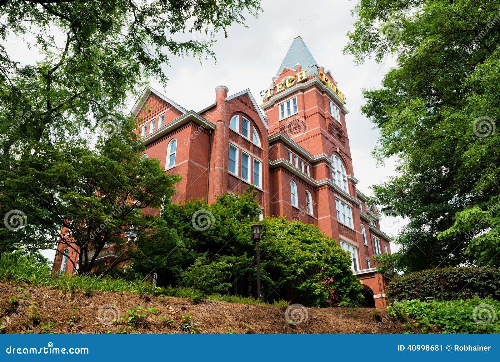 Tech Tower at the Georgia Institute of Technology Stock Image - Image ...