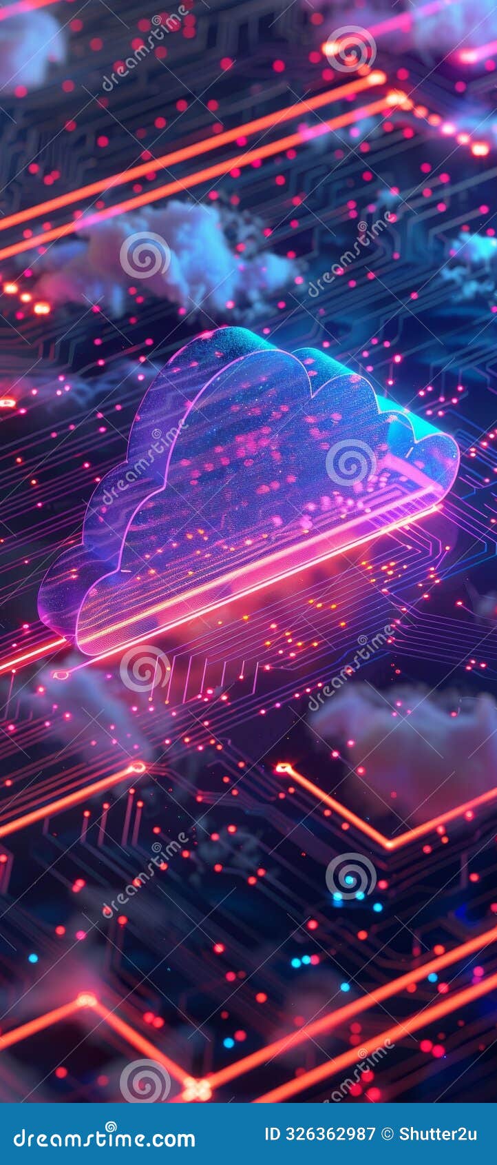 FIRMWARE Neon Concept Self Illumination Background Royalty-Free Illustration | CartoonDealer.com ...