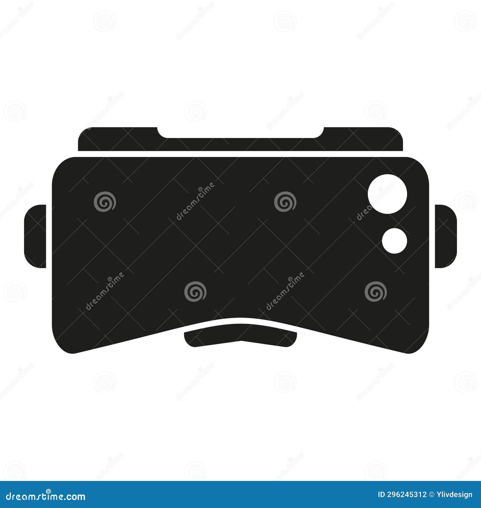 Tech Vr Headset Icon Simple Vector. Simulation Online Stock ...