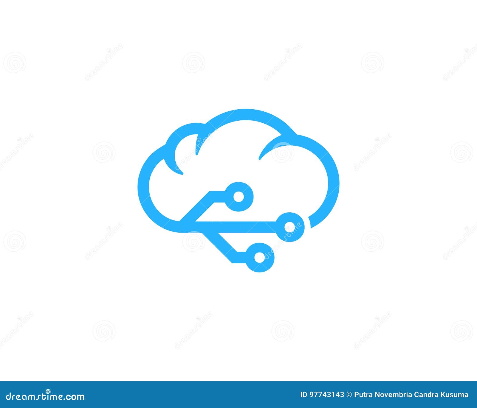 Tech Weather and Season Icon Logo Design Element Stock Vector ...