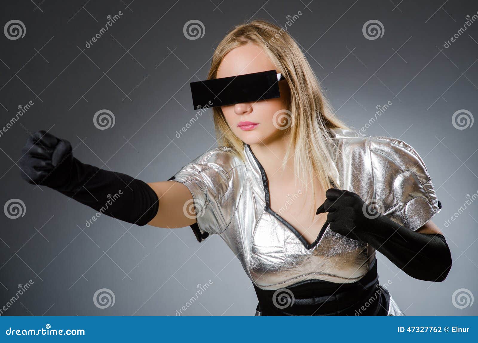 Tech woman in futuristic stock photo. Image of digital - 47327762