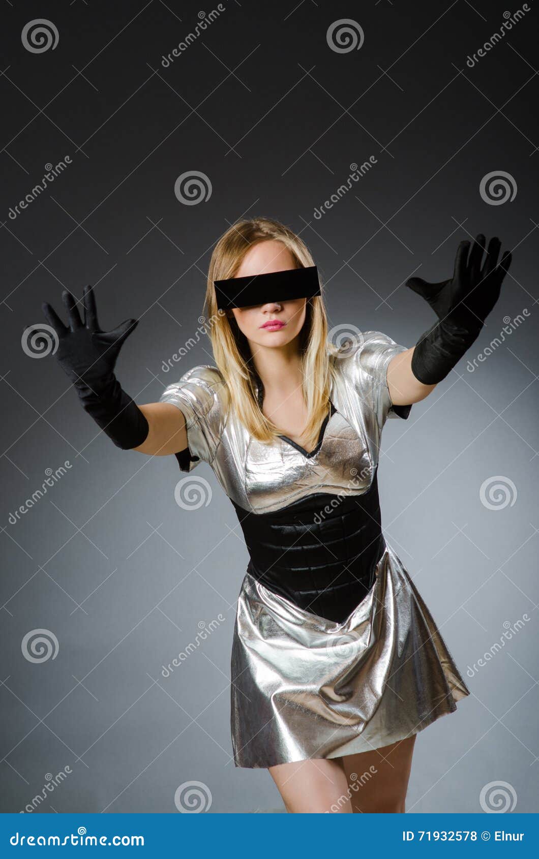 The Tech Woman in Futuristic Concept Stock Photo - Image of artificial ...