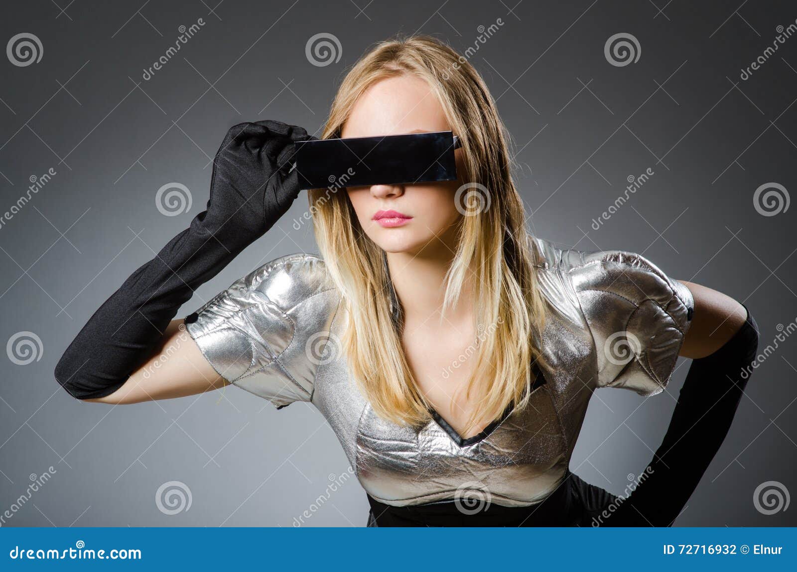 The Tech Woman in Futuristic Concept Stock Photo - Image of human ...
