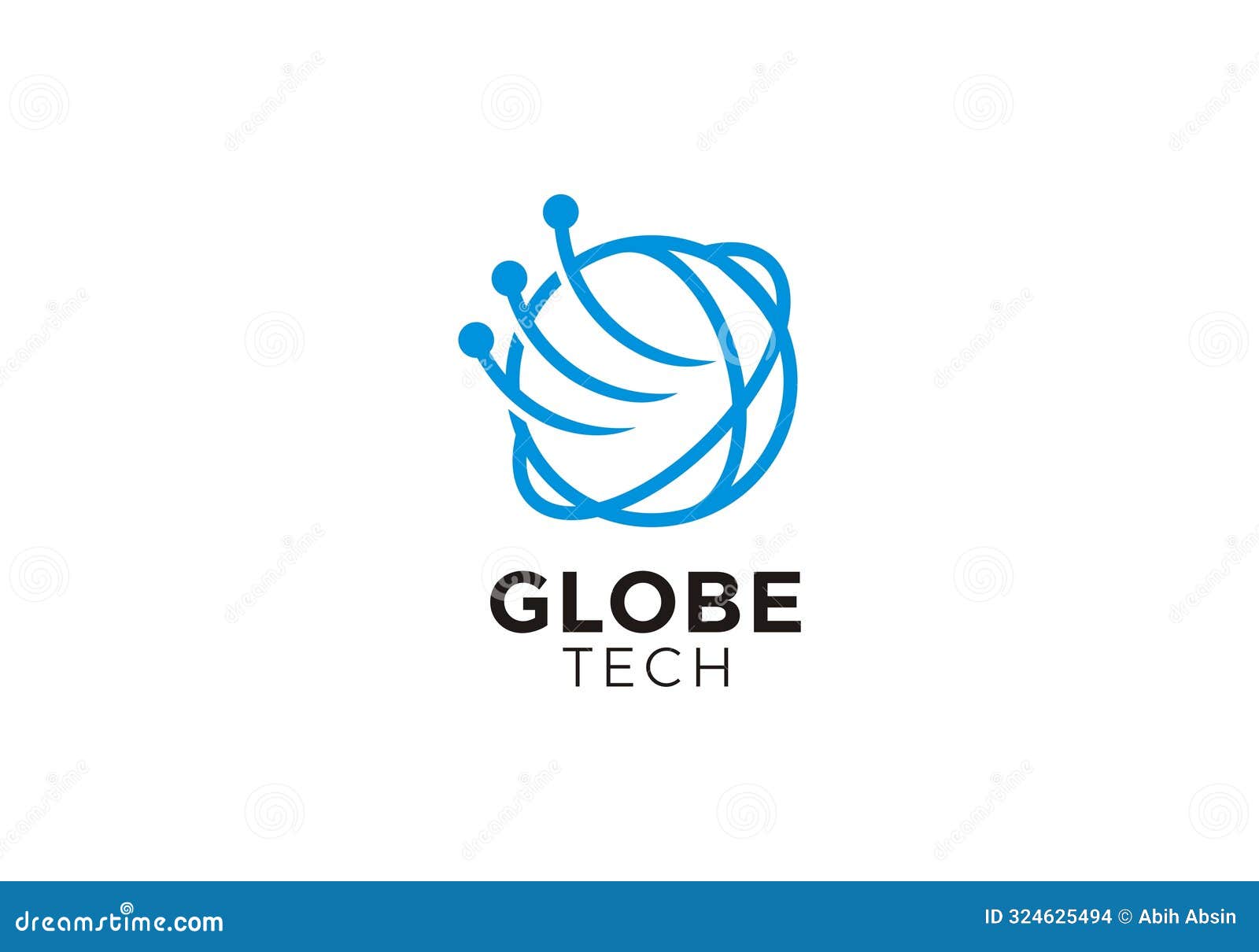 Tech World Logo Design. Globe Data Connection Technology Icon Vector ...