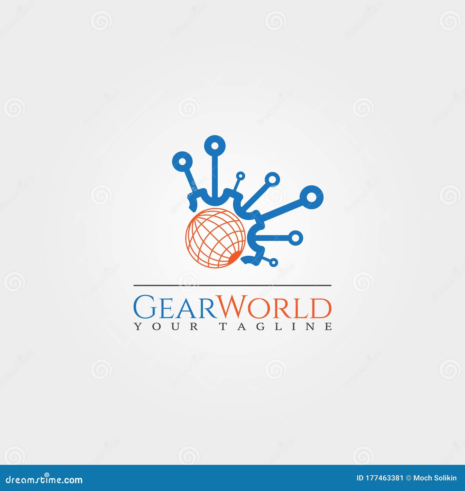 Tech World Logo Template,technology Vector Design for Business ...