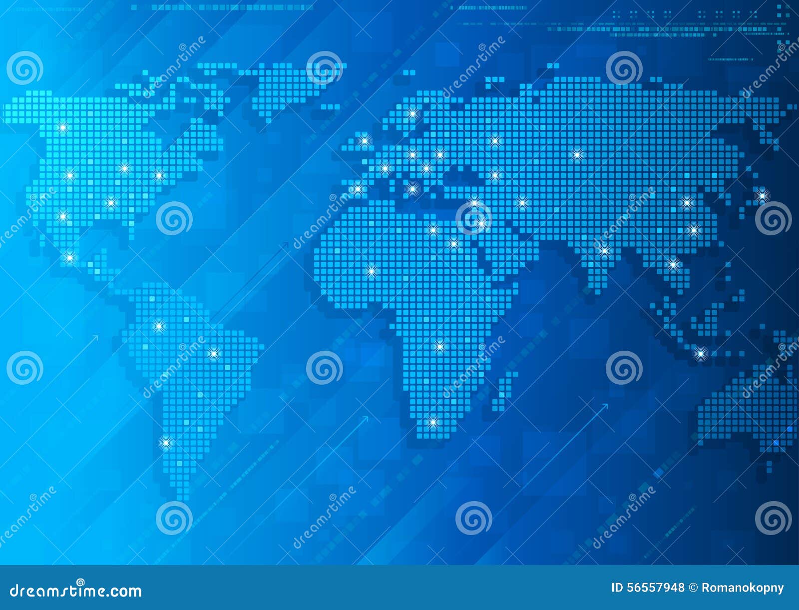 Tech world stock vector. Illustration of data, tech, backdrop - 56557948