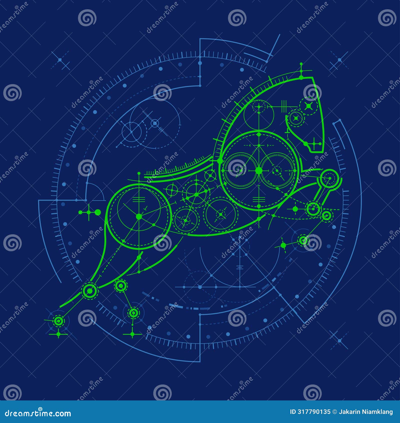 TechHorse stock vector. Illustration of network, connect - 317790135