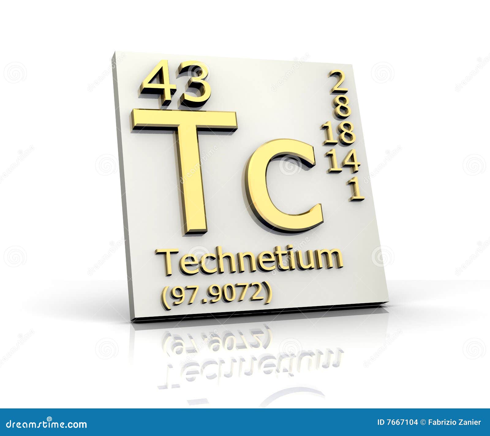 Technetium Periodic Table Of The Elements Vector | CartoonDealer.com ...