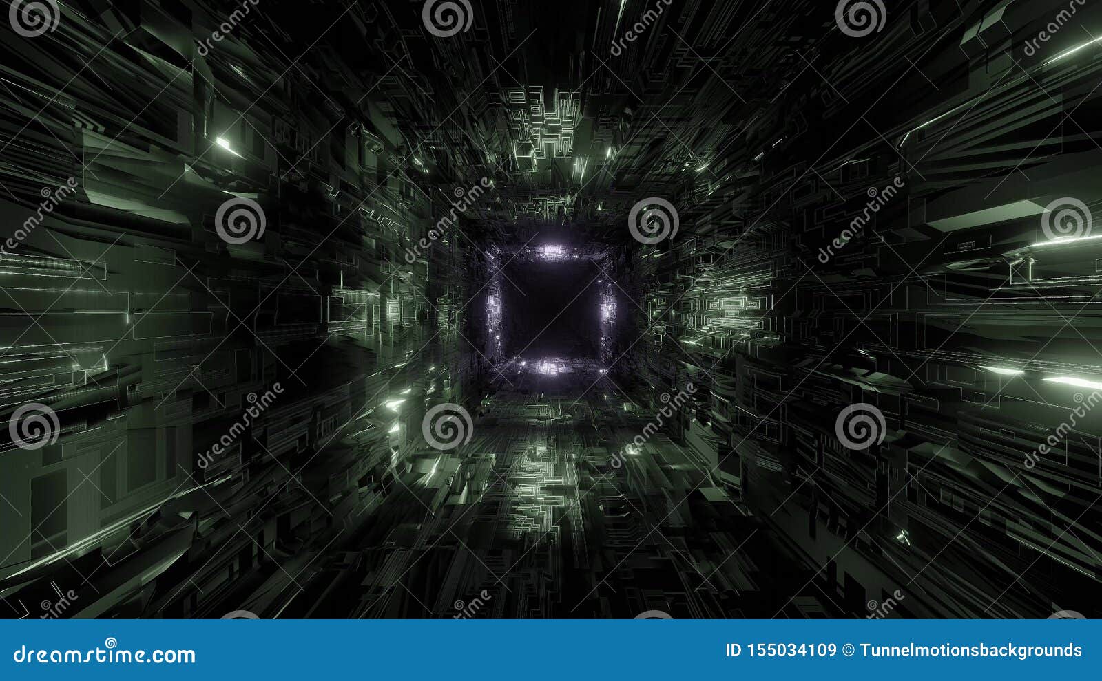 Technic Technology Space Tunnel Background Wallpaper 3d Rendering 3d ...