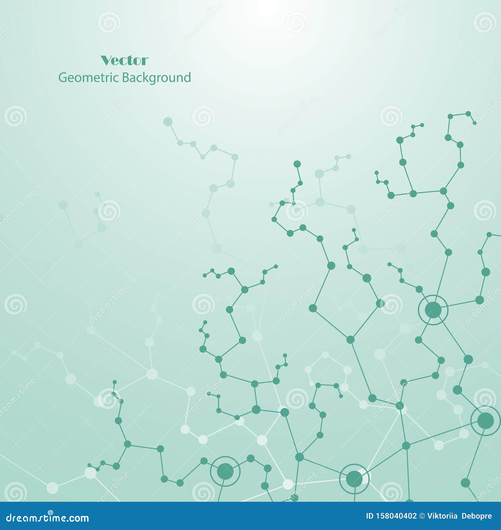 Technical Abstract Background with Connecting Dots and Lines Stock ...