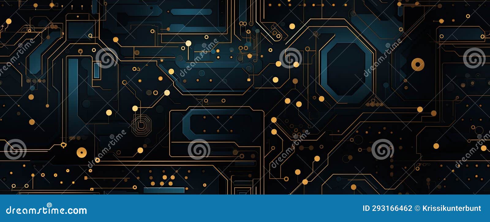 Technical Abstract Background Seamless AI Generated Stock Illustration ...