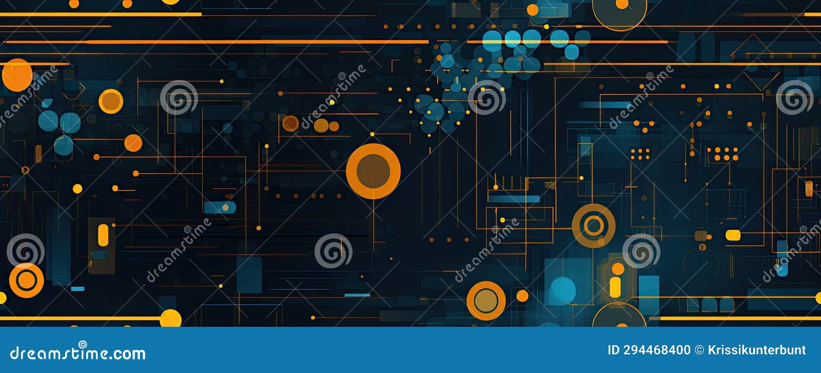 Technical Abstract Background Seamless AI Generated Stock Illustration ...