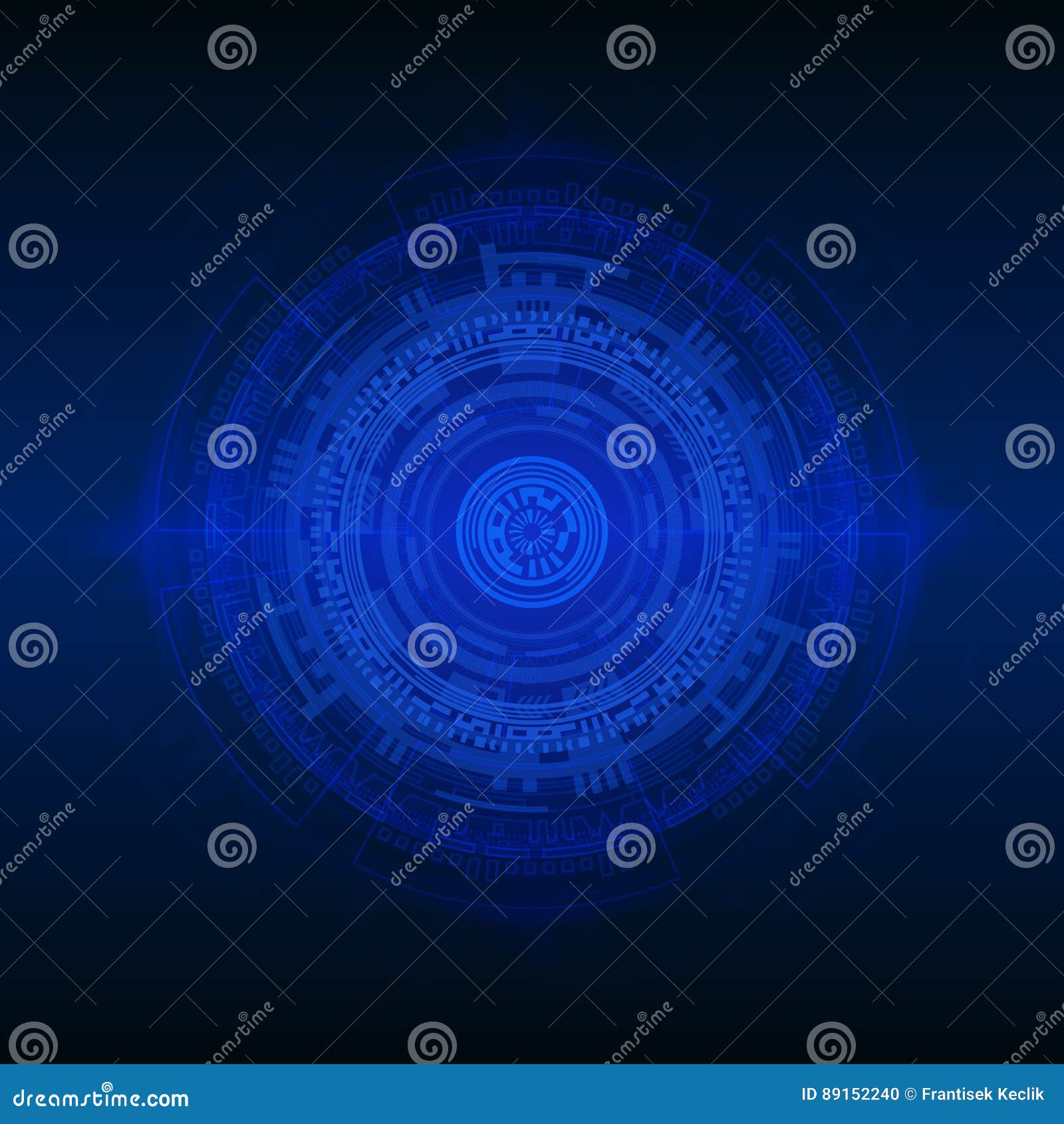 Technical Abstract Vector Illustration. Stock Vector - Illustration of ...