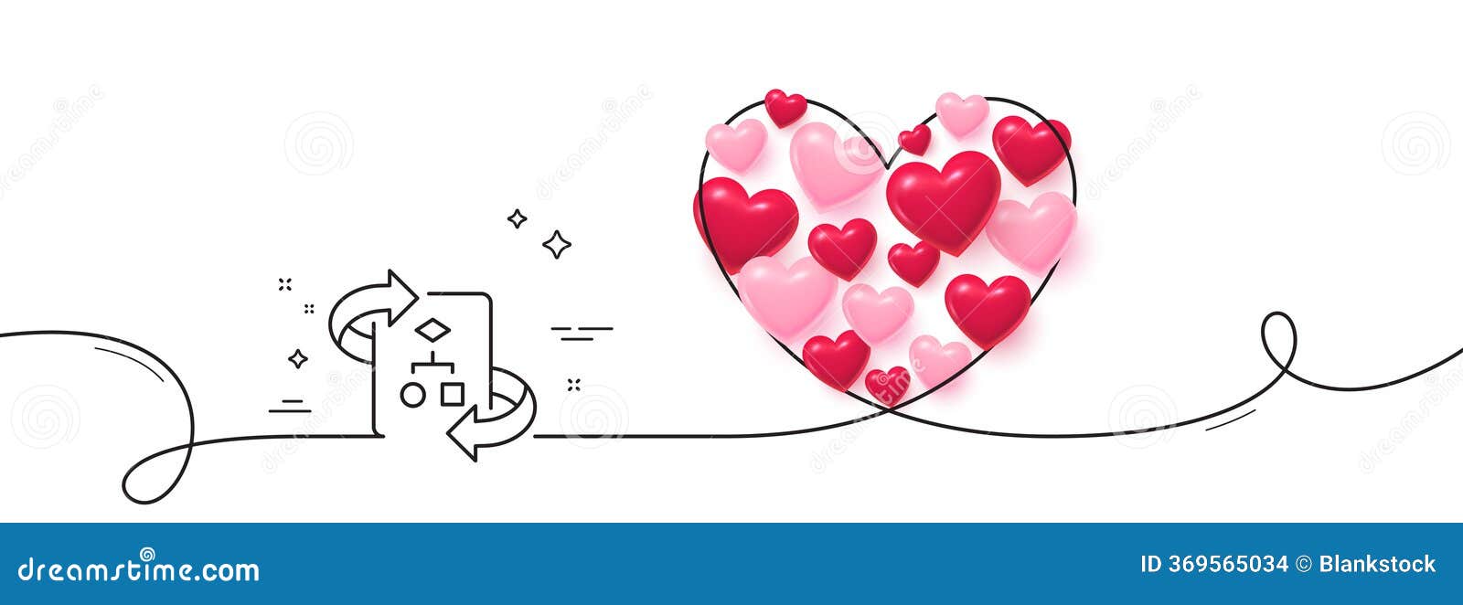 Technical Algorithm, Clapping Hands And Pet Friendly Line Icons. For Web App, Printing Vector ...