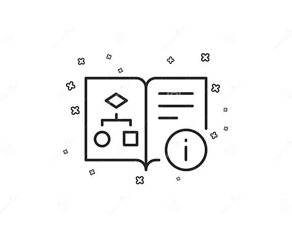 Technical Algorithm Line Icon Project Documentation Sign Vector Stock Vector Illustration Of 7788