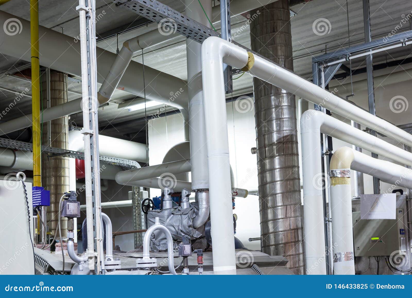 The technical area stock image. Image of plumbing, equipment - 146433825