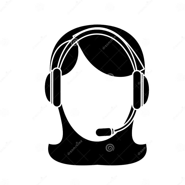 Technical Assistant Icon Image Stock Illustration - Illustration of ...