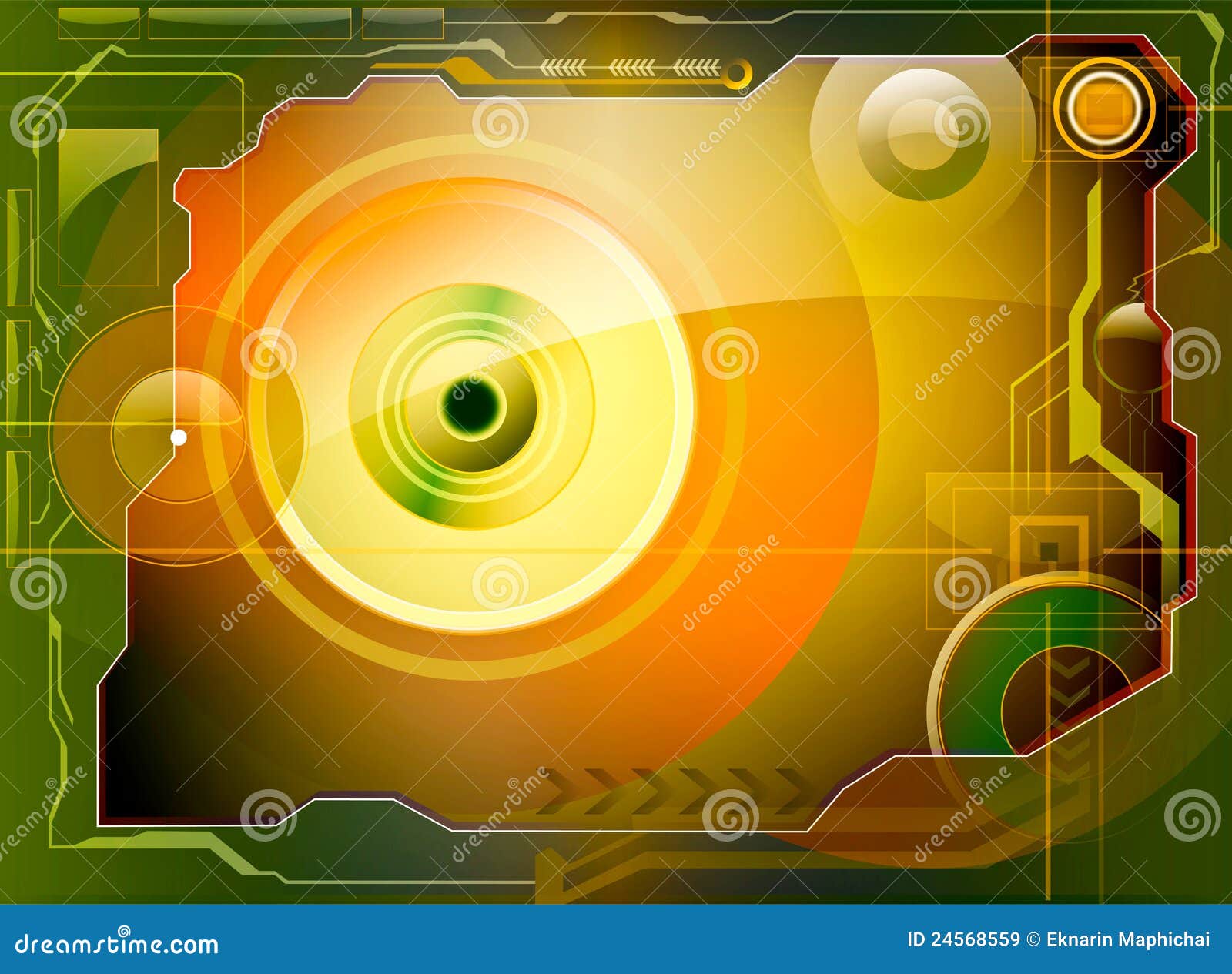 Technical background stock illustration. Illustration of multicolored ...