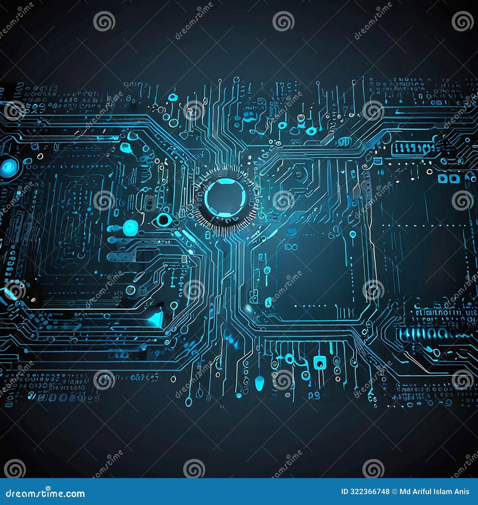 Technical Background stock illustration. Illustration of display ...