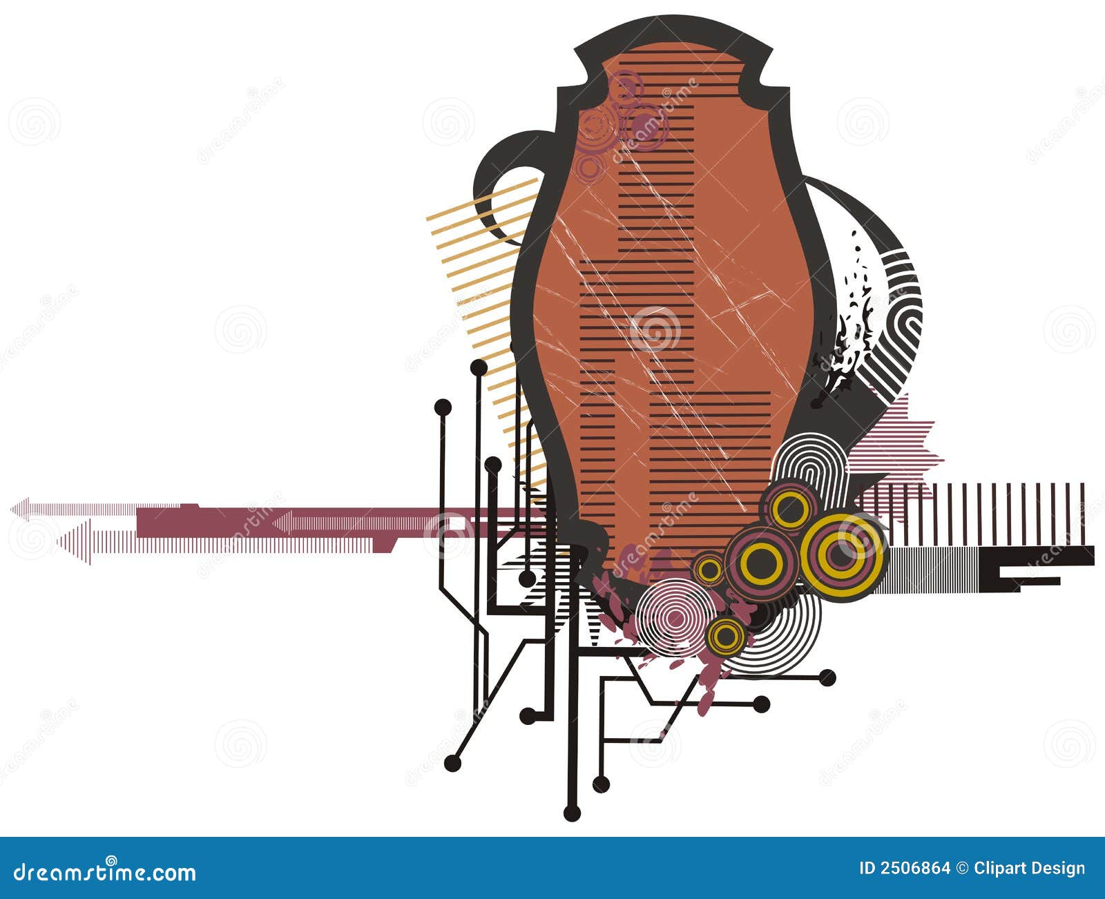 Technical Background Series Stock Illustration - Illustration of ...