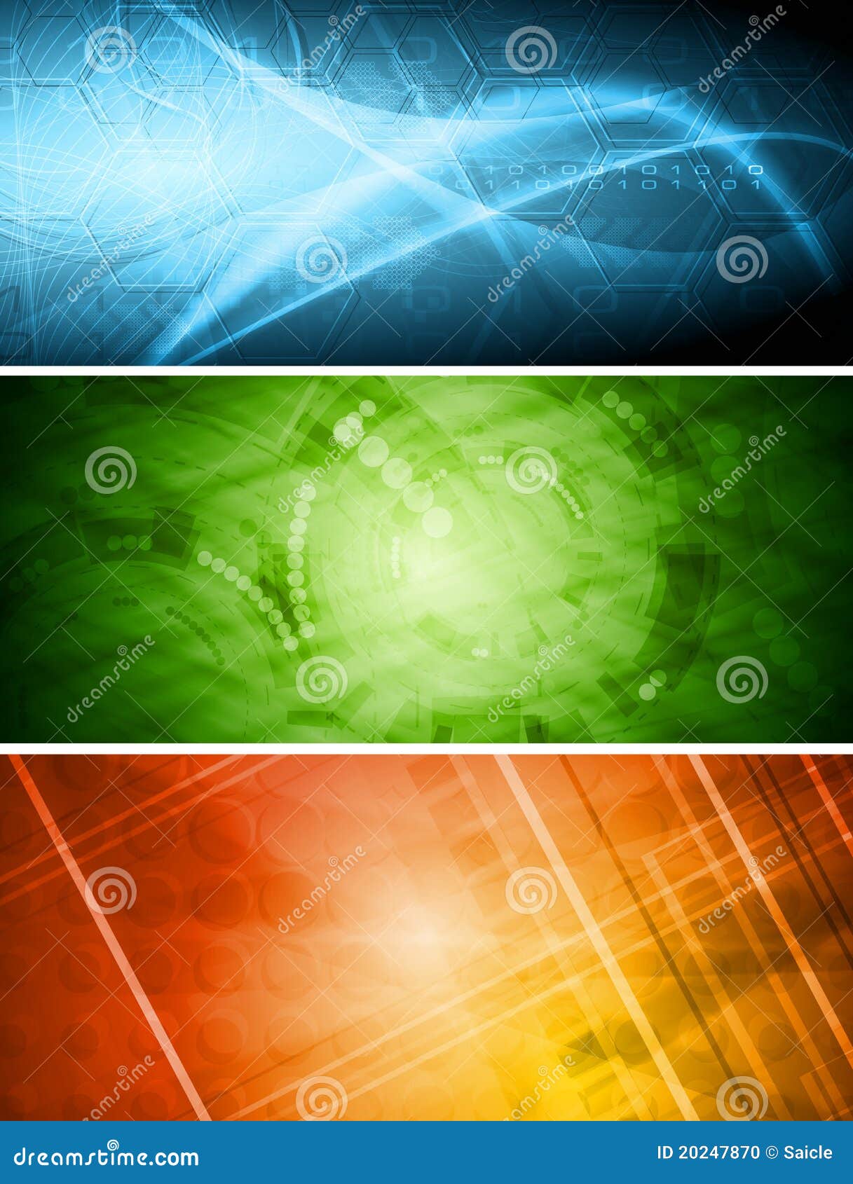 Technical banners stock vector. Illustration of light - 20247870